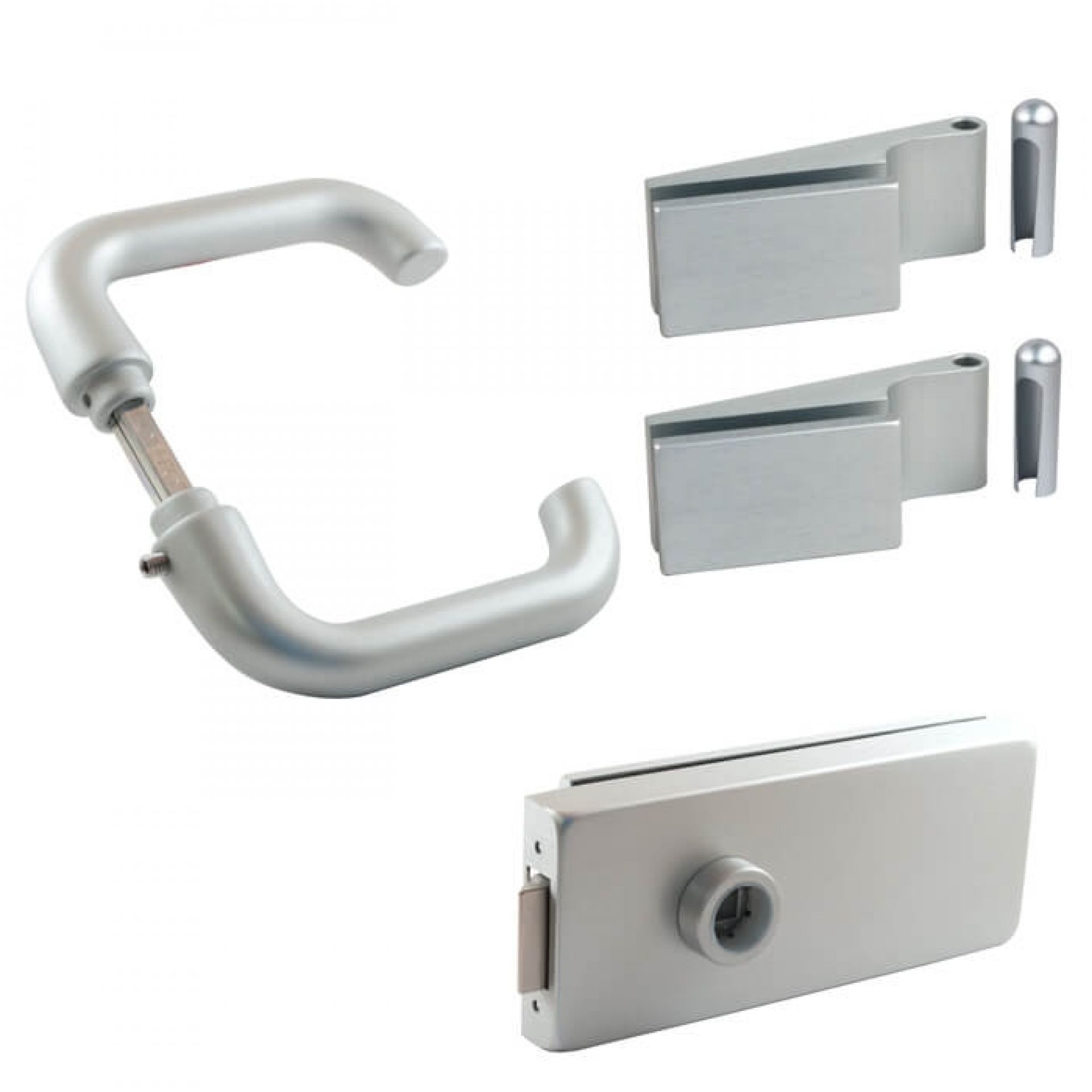 Opdek binnendeur van helder glas | Glashandelonline.com